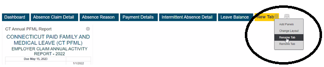 How to download the CT PFML Annual Report