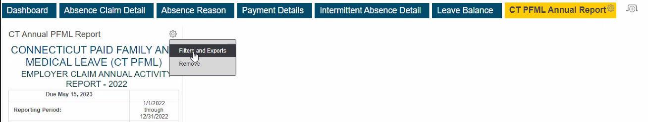 How to download the CT PFML Annual Report