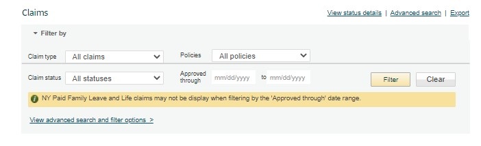 How to check disability and absence claim status online