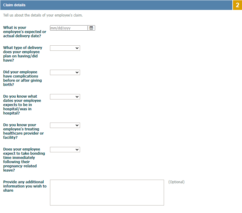 How to submit absence claims on behalf of your employees