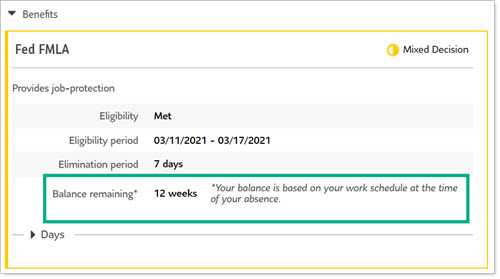 How to view leave balance remaining